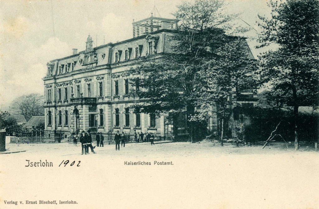 Das alte Postamt in Iserlohn prägte das Stadtbild, eine Pressemeldung ...